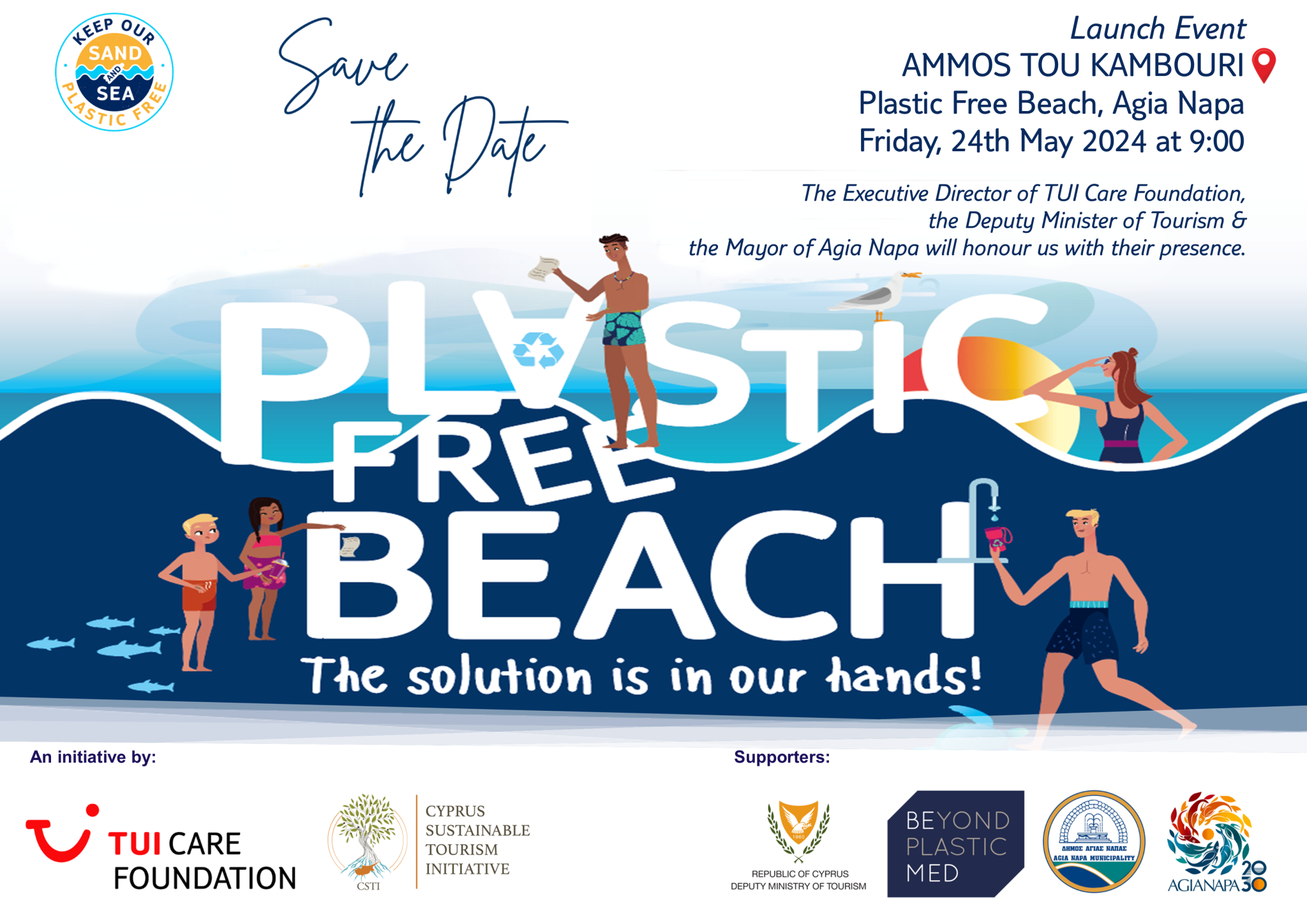 Launch Event Ammos tou Kambouri Plastic Free Beach, Agia Napa - The ...